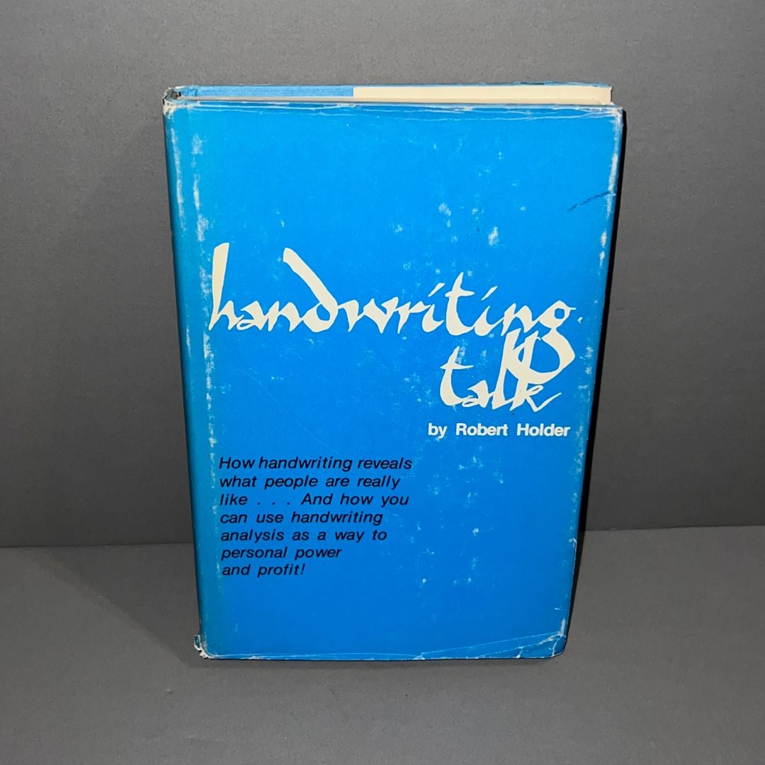 Handwriting Talk by Robert Holder