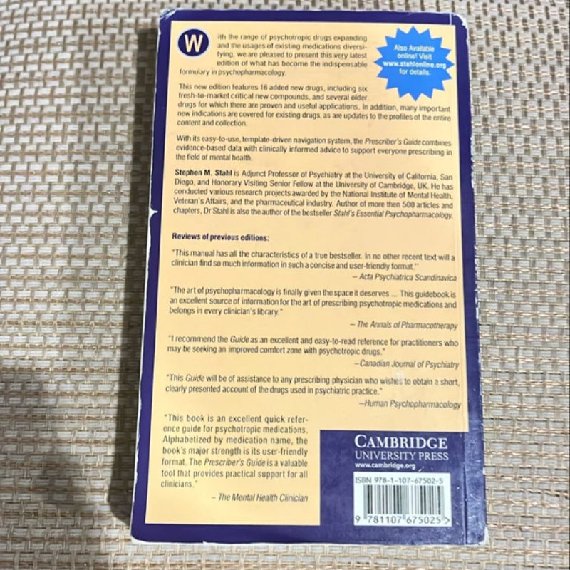 Prescriber's Guide by Stephen M. Stahl