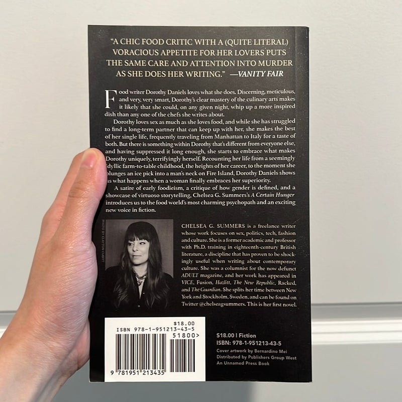 A Certain Hunger by Chelsea G. Summers, Paperback | Pangobooks