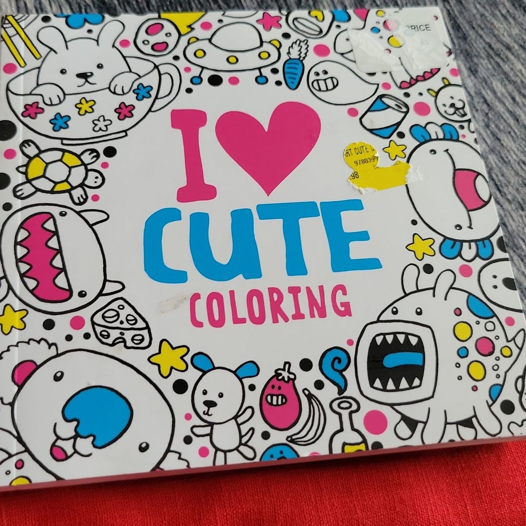 I Heart Cute Coloring by