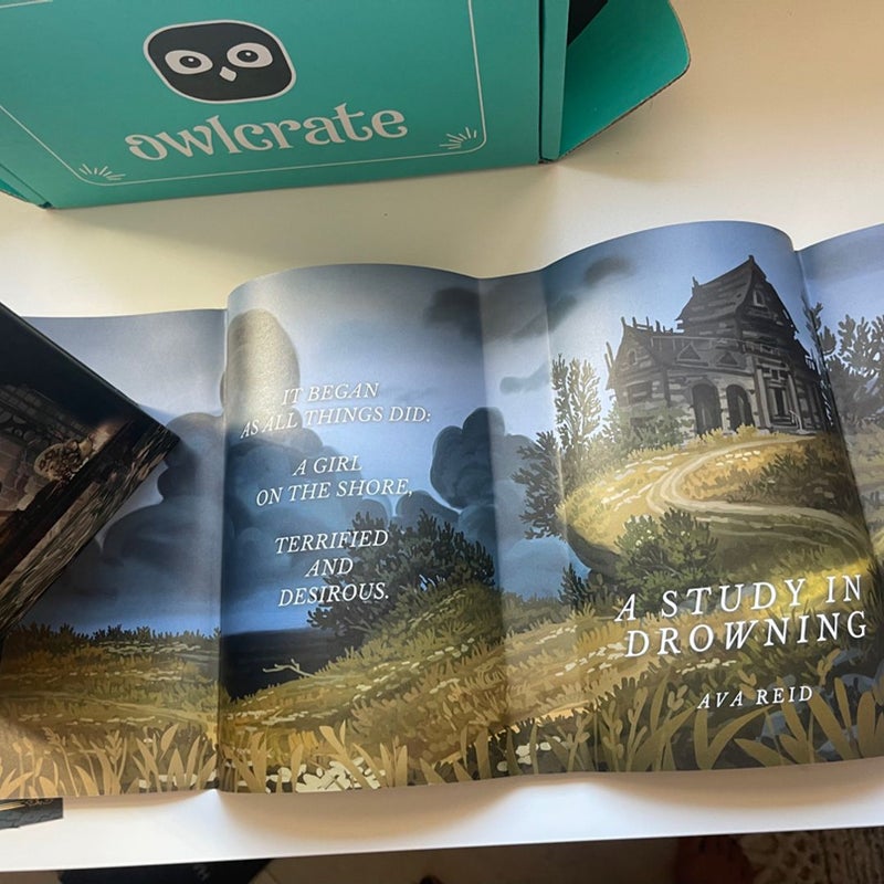 OwlCrate A Study in Drowning by Ava Reid , Hardcover | Pangobooks