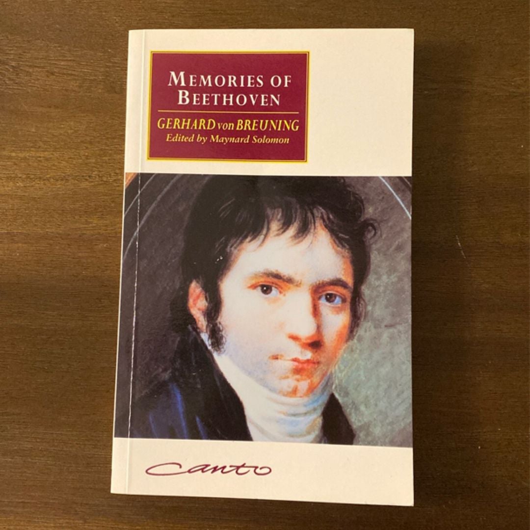Memories of Beethoven by Gerhard Von Breuning, Henry Mins