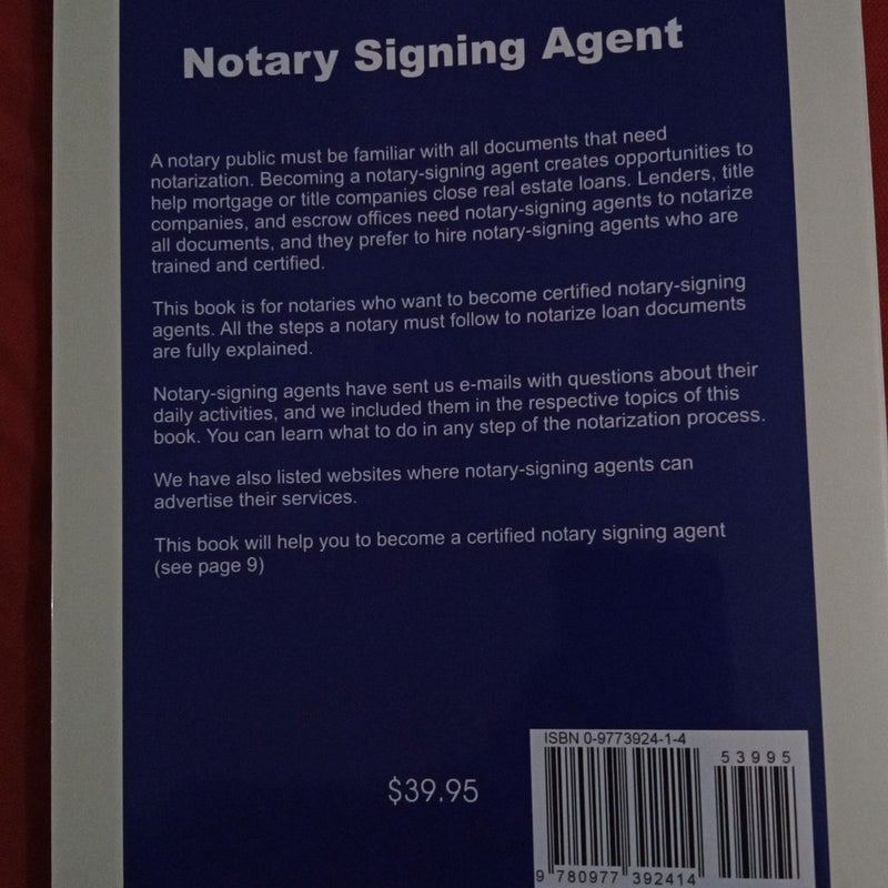 Notary Signing Agent by Notary Study , Paperback | Pangobooks
