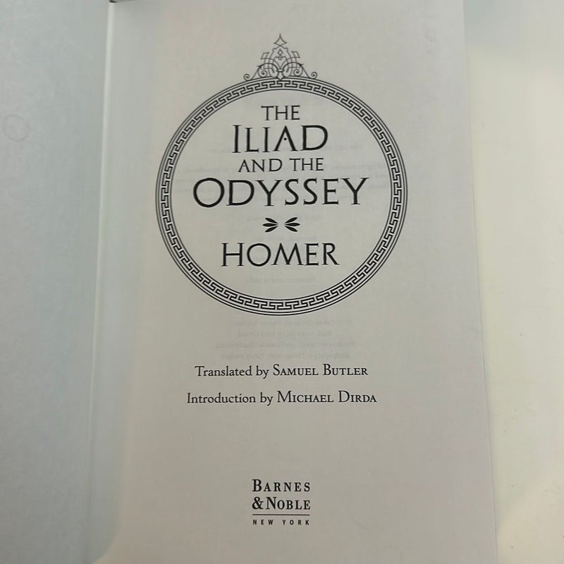 The Iliad and the Odyssey by Homer; Michael Dirda; Samuel Butler ...