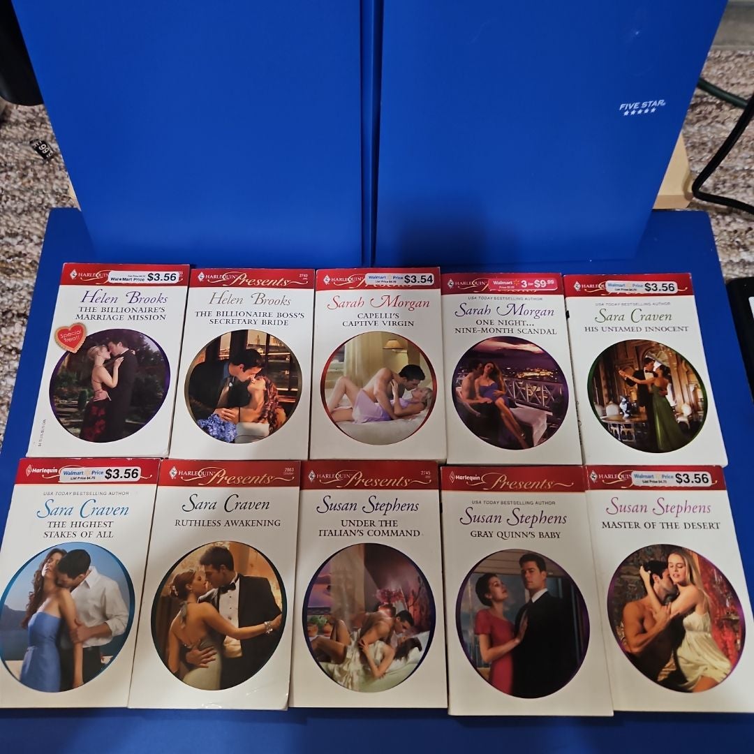 HARLEQUIN PRESENTS Guilty Pleasure Pack #11: Ten Books From Four ...