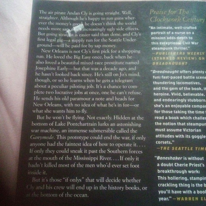 Ganymede: the Clockwork Century 3 by Cherie Priest, Paperback | Pangobooks