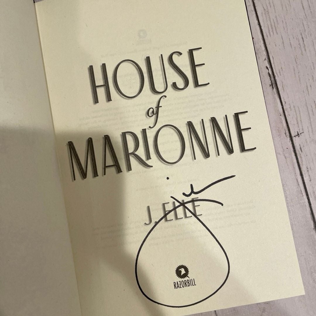 SIGNED House of Marionne by J. Elle, Hardcover | Pangobooks