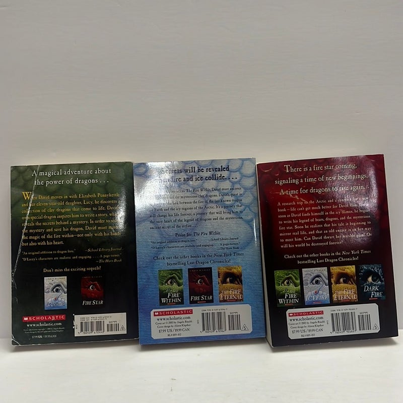 The Last Dragon Chronicles( Books 1-3,& 5-7) Bundle: The Fire Within ...