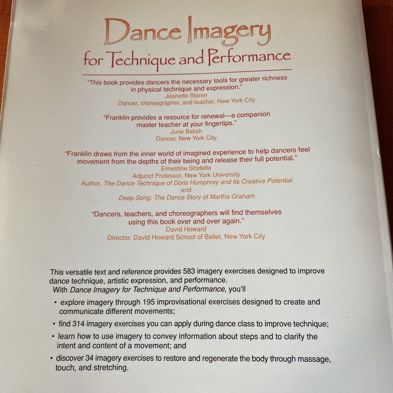 Dance Imagery for Technique and Performance by Eric Franklin