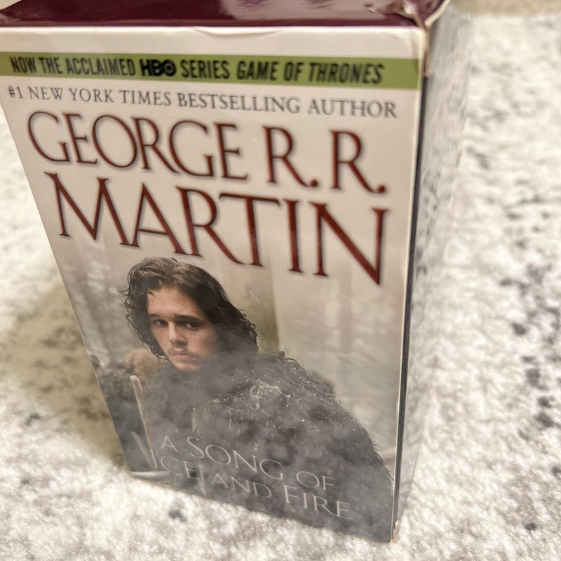 George R. R. Martin's a Game of Thrones 5-Book Boxed Set (Song of Ice ...