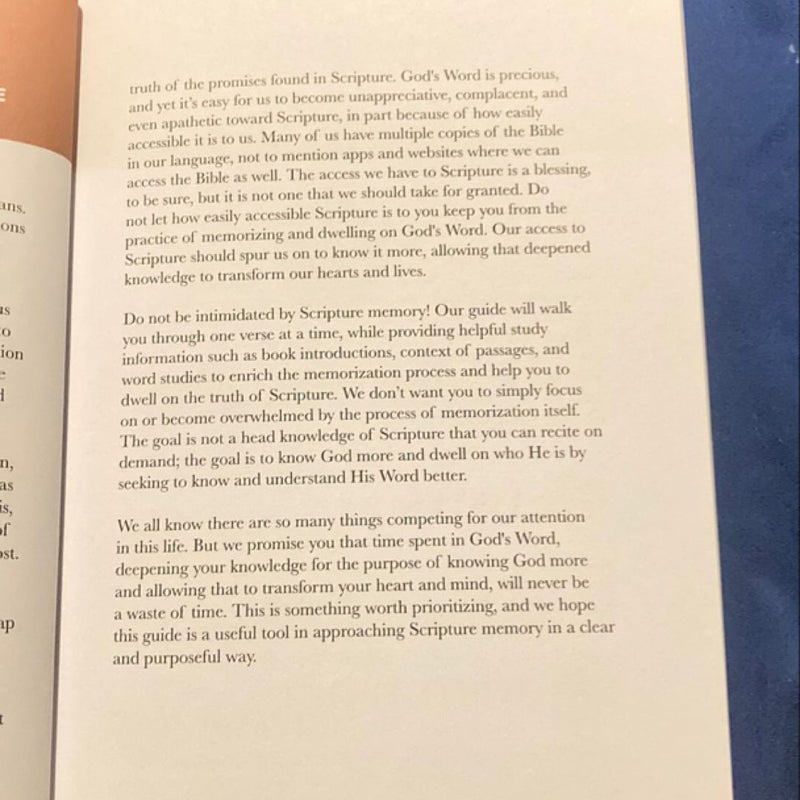 Dwell Scripture Memory Book - Beloved Bible Passages by The Daily Grace Co.