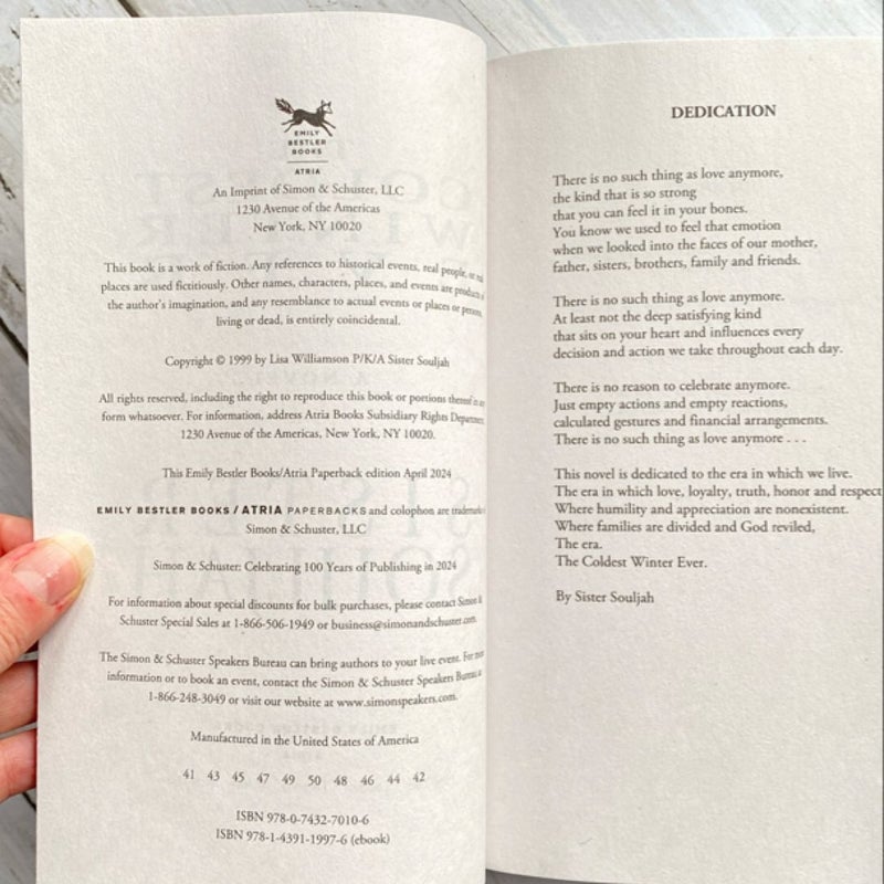 The Coldest Winter Ever by Sister Souljah, Paperback | Pangobooks