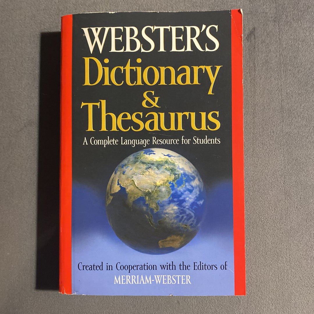 Webster’s Dictionary & Thesaurus by Merriam-Webster, Paperback | Pangobooks