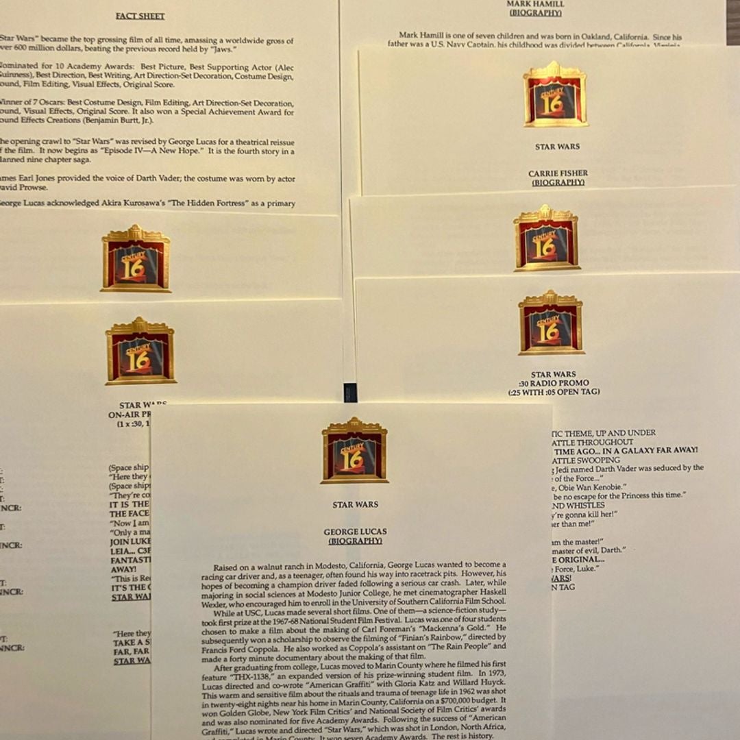 Originally Star Wars Press Kit by Lucas, Paperback | Pangobooks