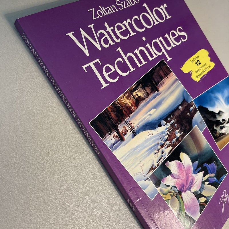 Zoltan Szabo Watercolor Techniques by Zoltan Szabo, Paperback | Pangobooks