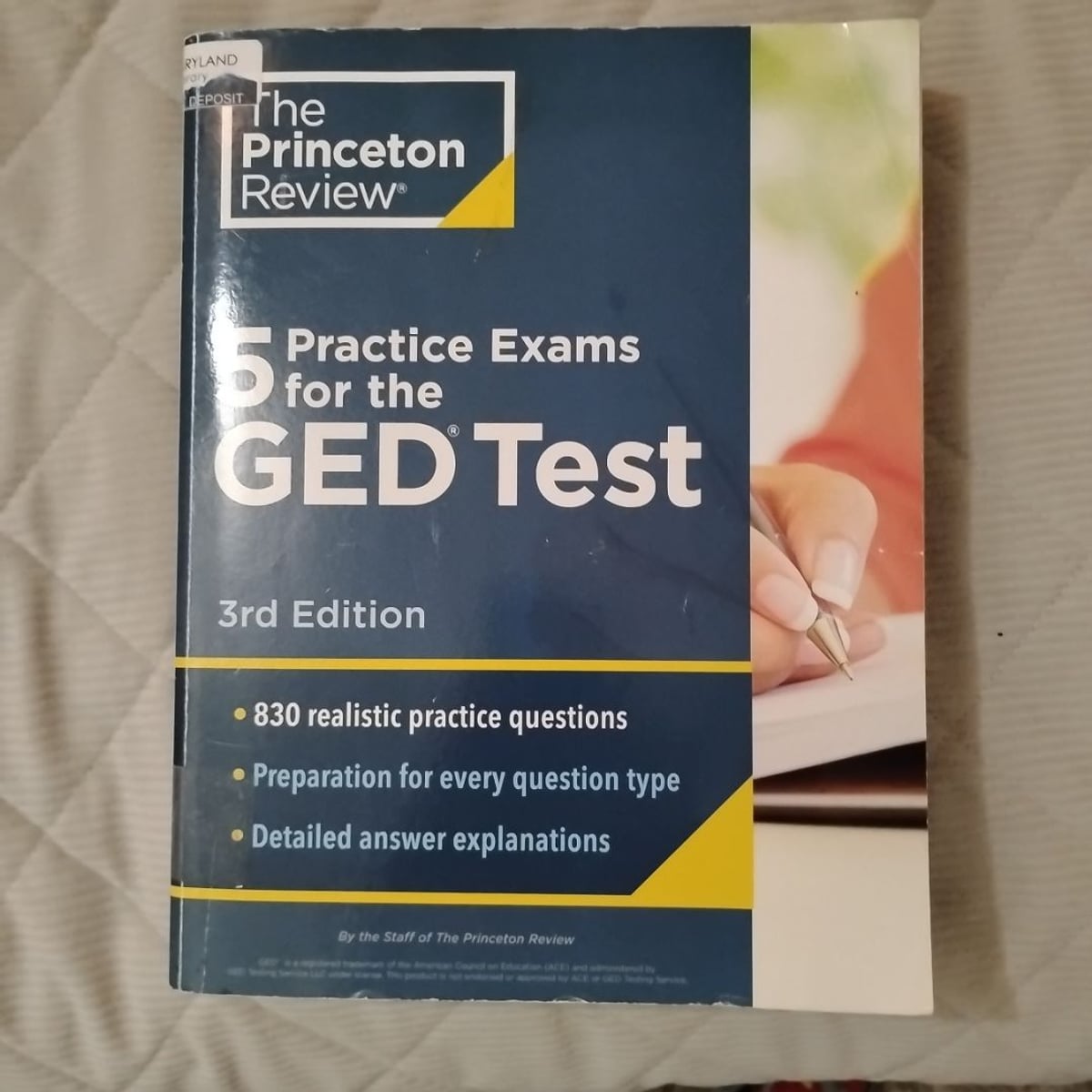 5 Practice Exams for the GED Test, 3rd Edition by The Princeton Review
