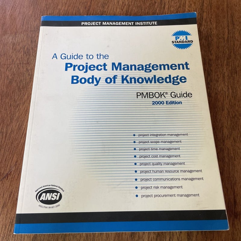 A Guide to the Project Management Body of Knowledge (PMBOK Guide) by ...