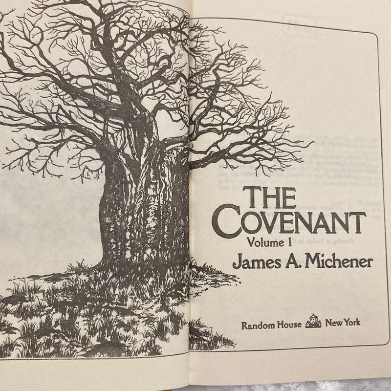 The Covenant, Volume 1 by James A Michener, Hardcover | Pangobooks