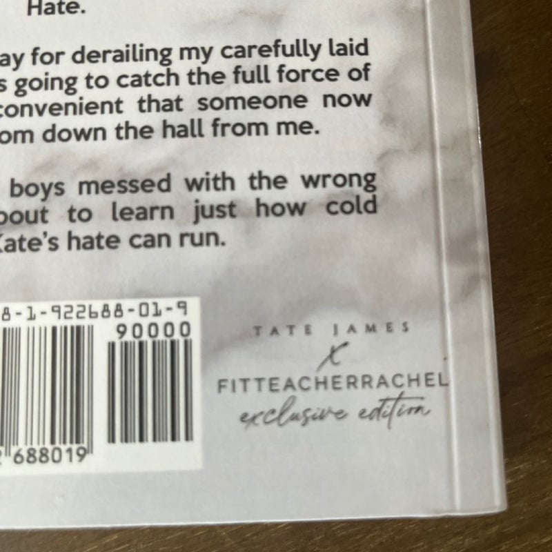 Hate by Tate James, Paperback | Pangobooks