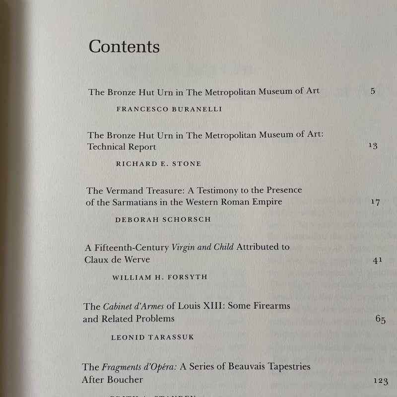 Metropolitan Museum Journal by Metropolitan Museum of Art Staff