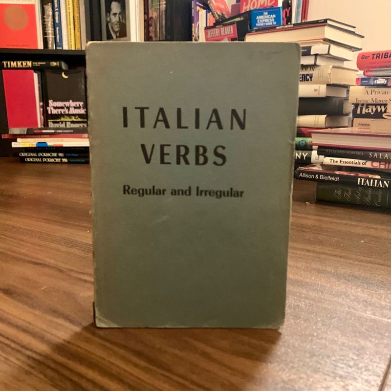 Italian Verbs - Regular and Irregular by Olga Ragusa, Paperback ...