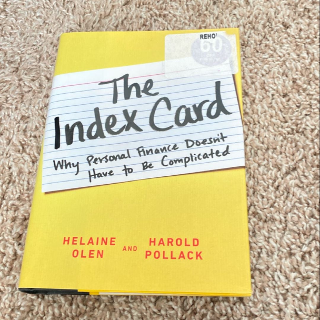 The Index Card by Helaine Olen, Harold Pollack