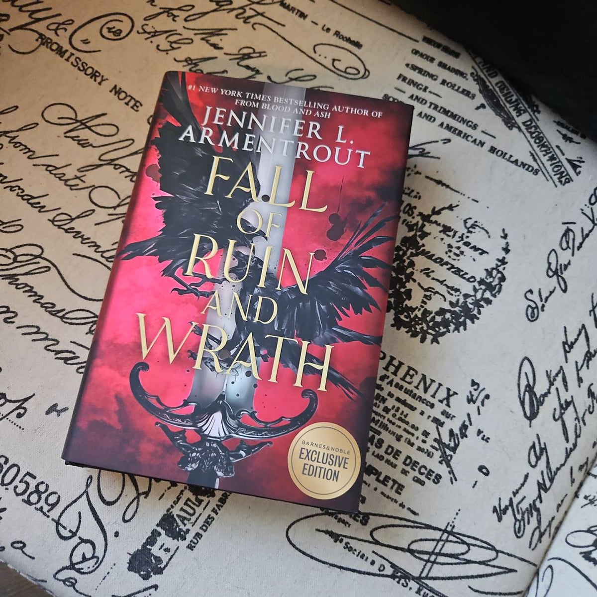 Fall of Ruin and Wrath *Barnes & Noble Exclusive Edition* by Jennifer L ...