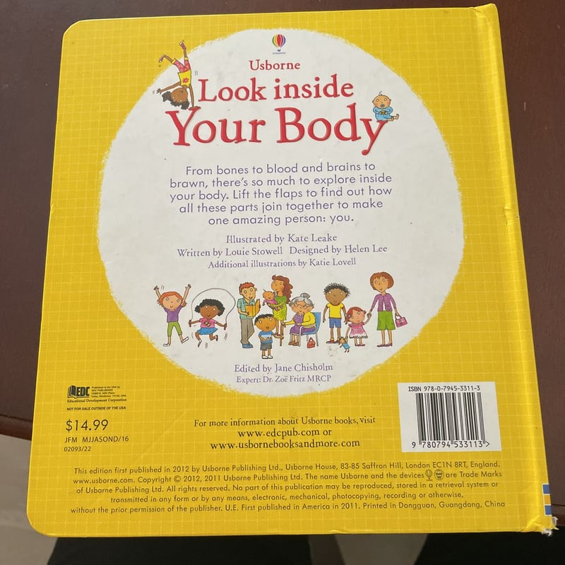 Look Inside Your Body by Louie Stowell, Hardcover | Pango Books