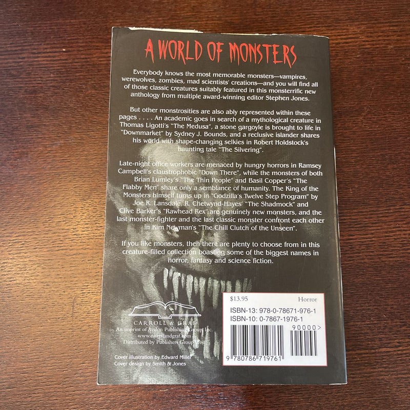 Monsters by Stephen Jones, Paperback | Pangobooks
