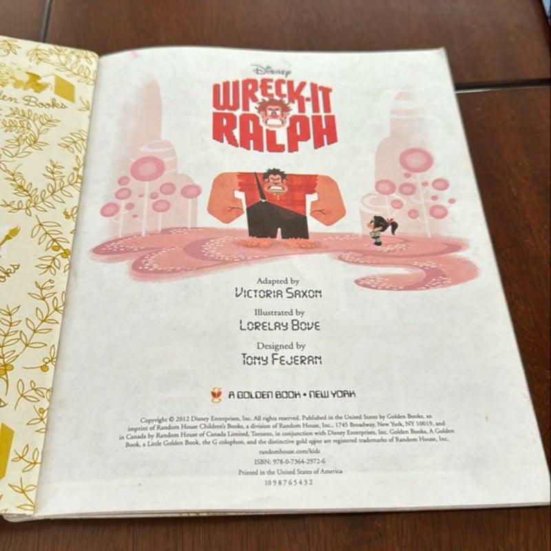 Wreck-It Ralph Little Golden Book (Disney Wreck-It Ralph) by RH Disney