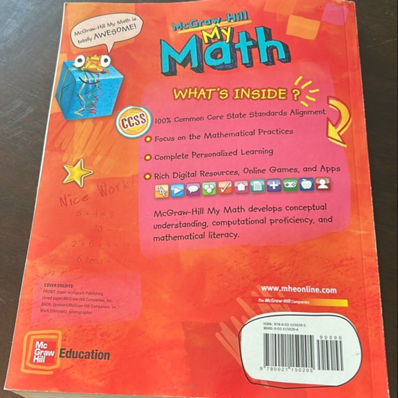 McGraw-Hill My Math, Grade 1, Student Edition, Volume 1 by McGraw-Hill ...