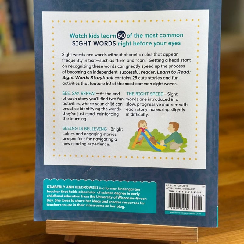 Learn to Read: Sight Words Storybook by Kimberly Ann Kiedrowski