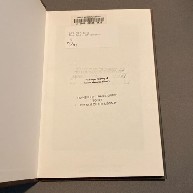 The Book of Enoch by Enoch, Dominicus Ioannes