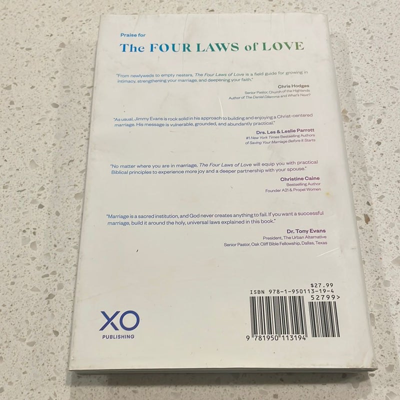 The Four Laws of Love by Jimmy Evans, Hardcover | Pangobooks