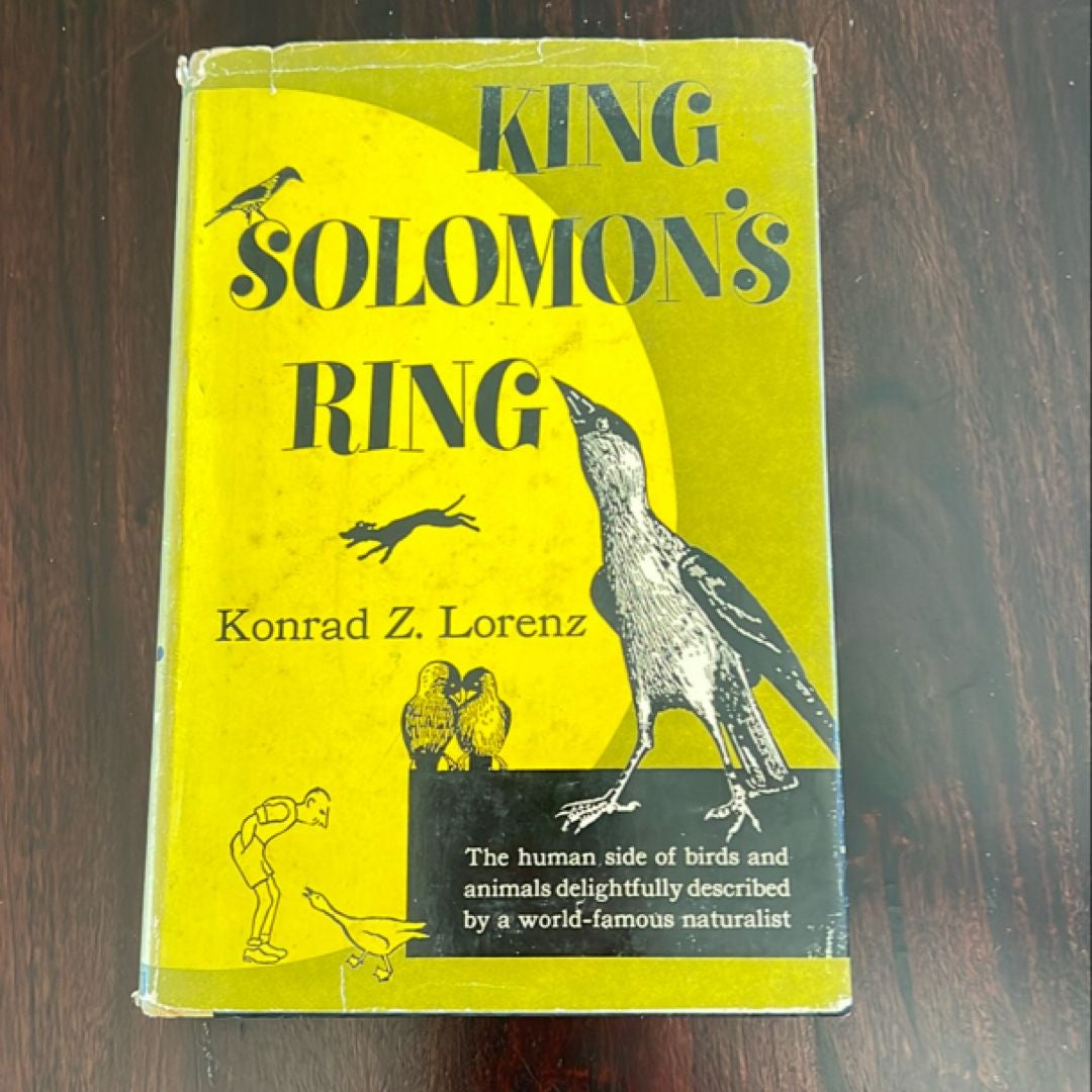 King Solomon's Ring by Konrad Lorenz, Julian Huxley
