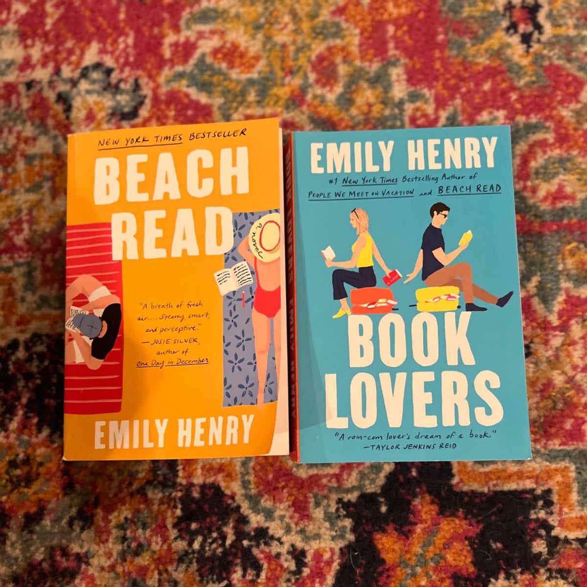 Lot 2~Beach Read~Book Lovers~Emily Henry~Trade Size Softcovers Like New ...
