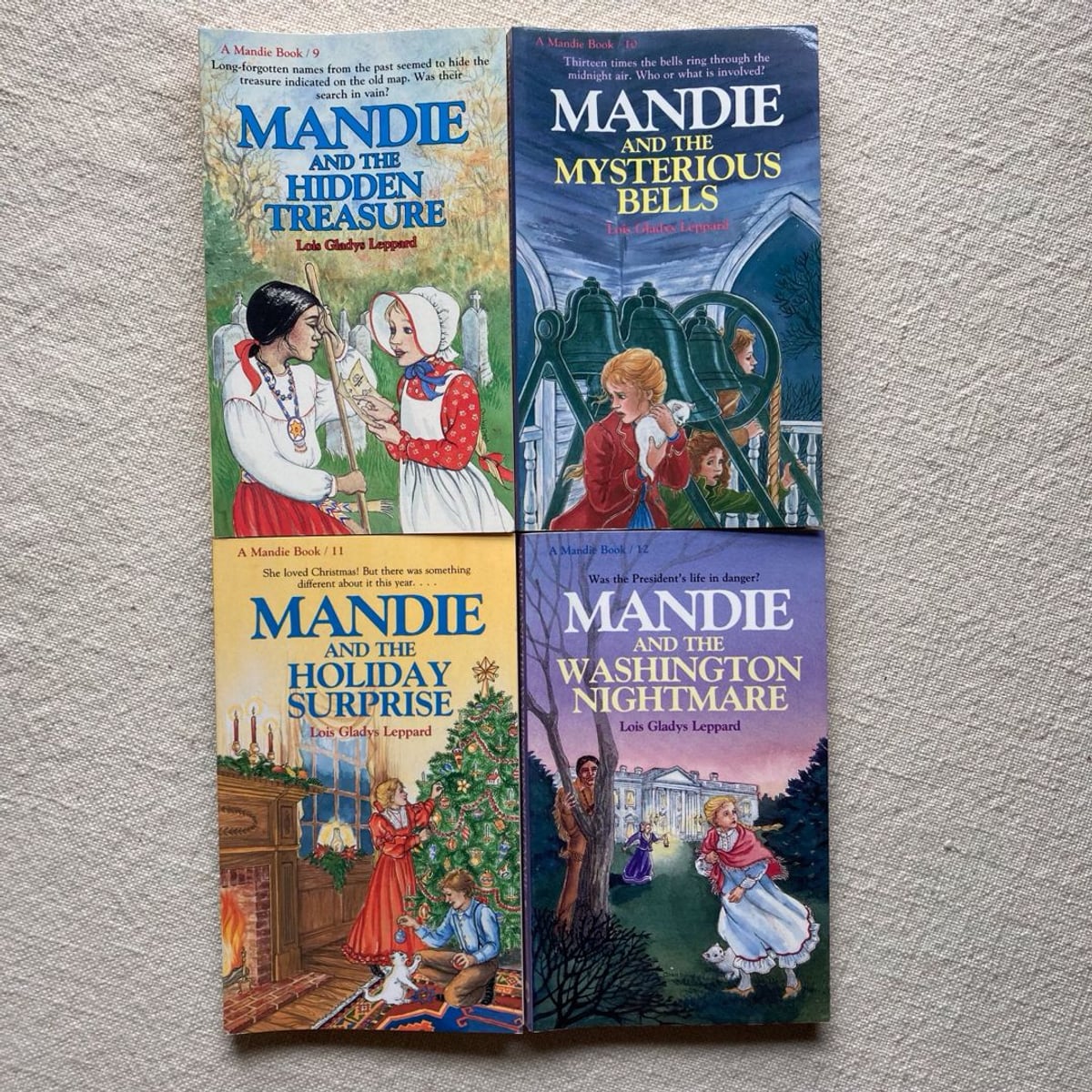 Mandie and the Hidden Treasure, Mysterious Bells, Holiday Surprise ...