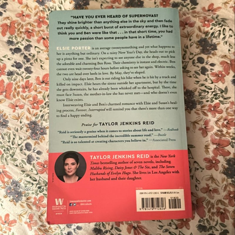 Forever, Interrupted by Taylor Jenkins Reid, Paperback | Pangobooks