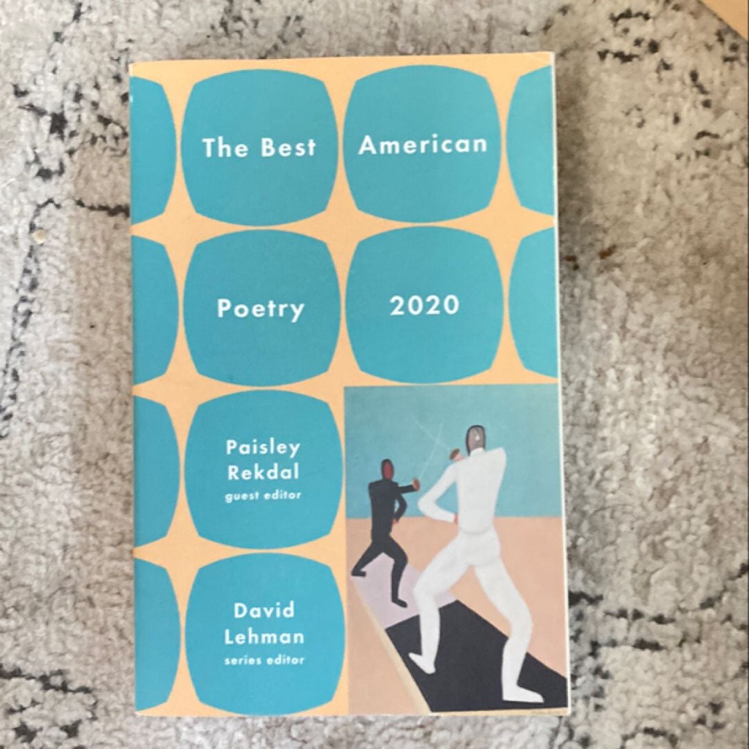The Best American Poetry 2020 by David Lehman, Paisley Rekdal