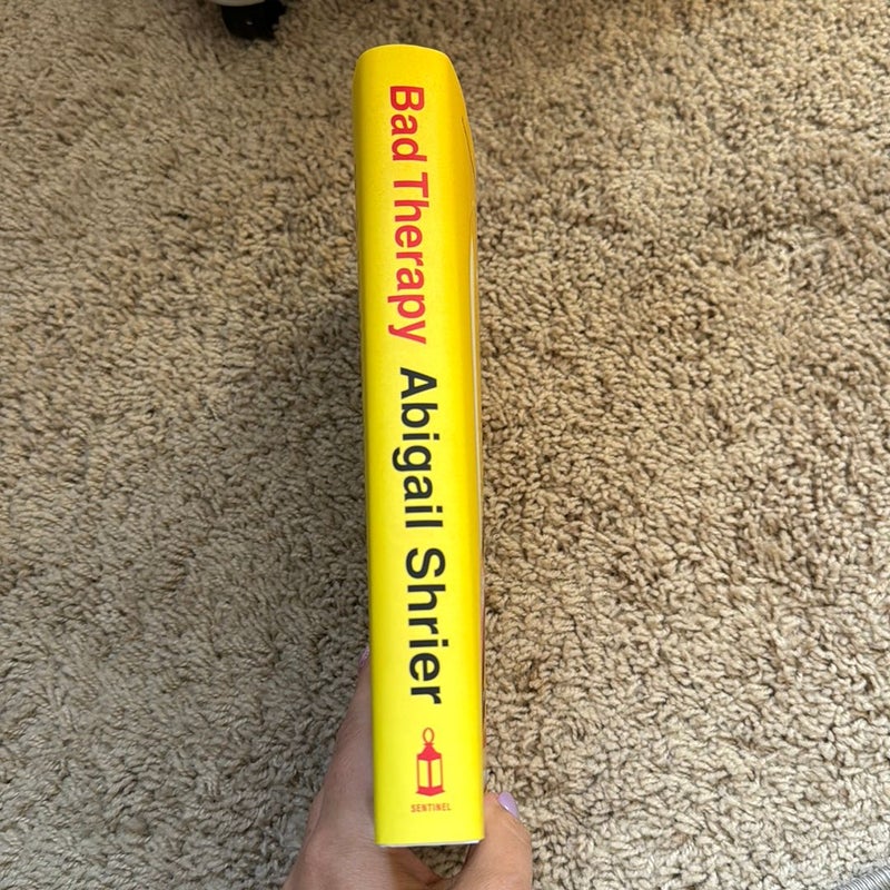 Bad Therapy by Abigail Shrier, Hardcover | Pangobooks
