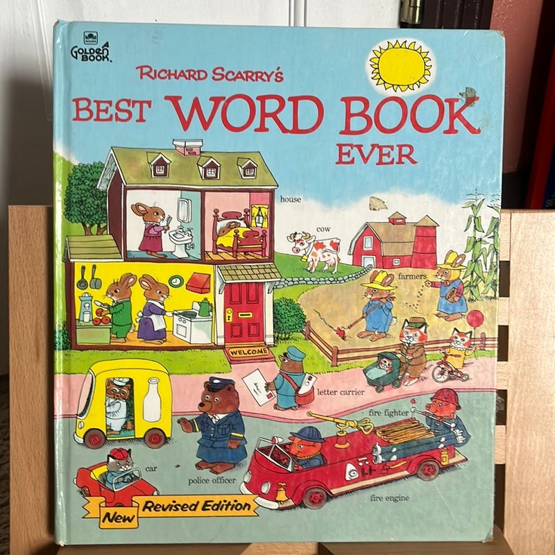 Richard Scarry's Best Word Book Ever by Richard Scarry; Golden Books ...