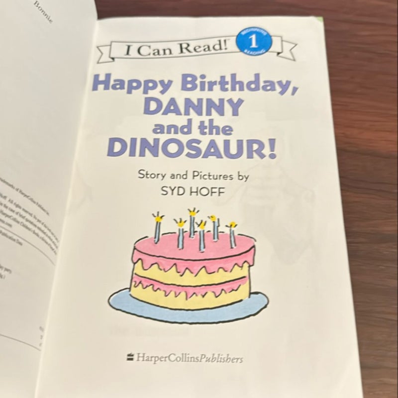 Happy Birthday, Danny and the Dinosaur! by Syd Hoff