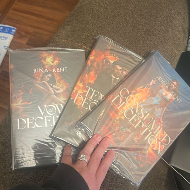 Deception Trilogy by Rina Kent, Hardcover | Pangobooks