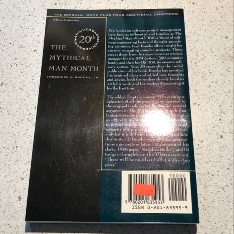 The Mythical Man-Month by Frederick P. Brooks
