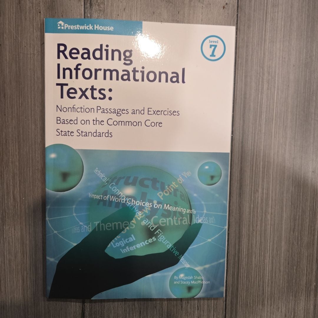 Reading informational texts: Non fiction passages and exercises based ...