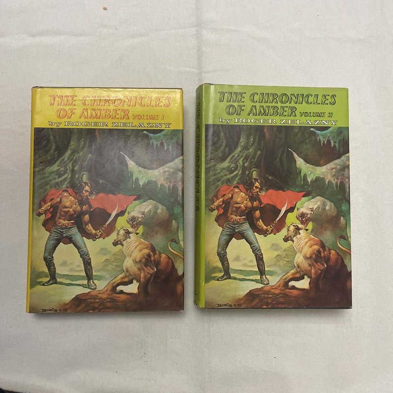 The Chronicles of Amber Volume 1 & 2 by Roger Zelazny, Hardcover ...
