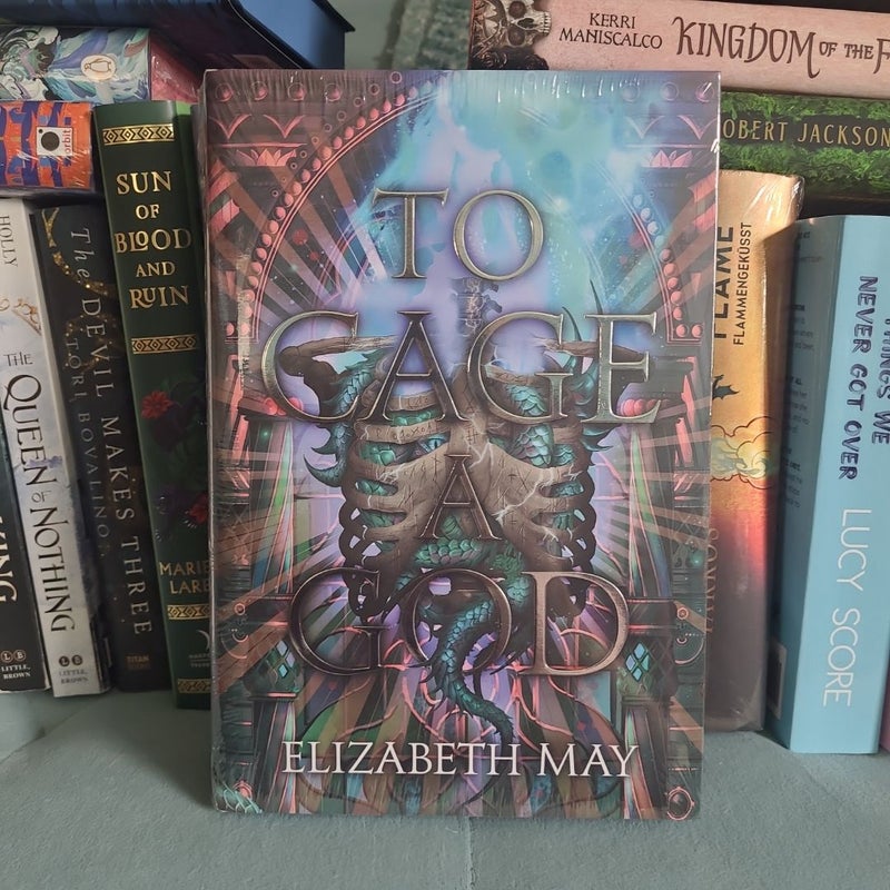 To Cage A God by Elizabeth May, Hardcover | Pangobooks
