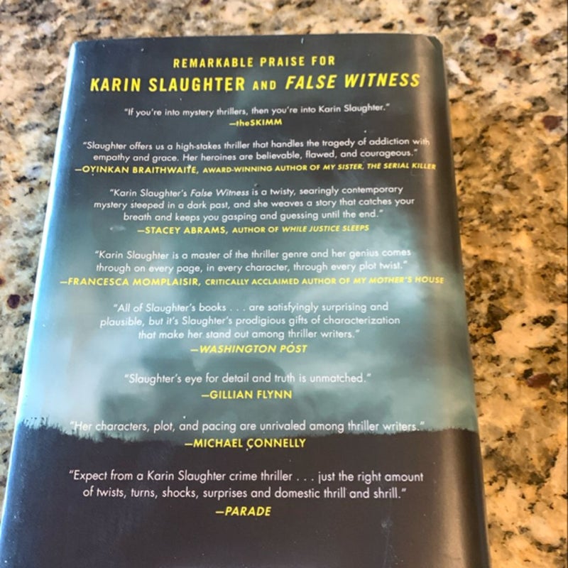 False Witness by Karin Slaughter, Hardcover | Pangobooks