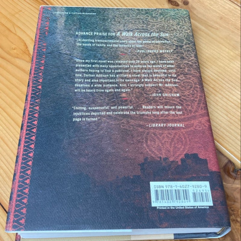 A Walk Across the Sun by Corban Addison