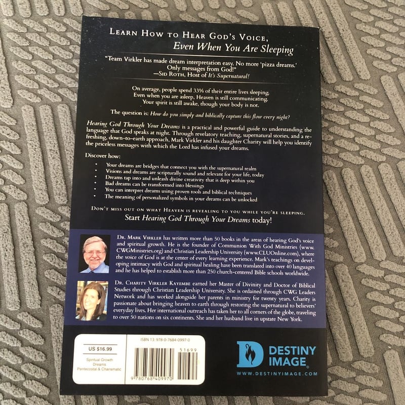 Hearing God Through Your Dreams by Mark Virkler, Paperback | Pangobooks